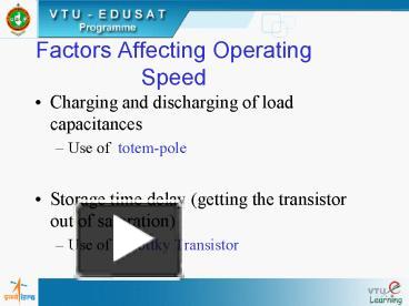 Factors Affecting Operating Speed presentation | free to view