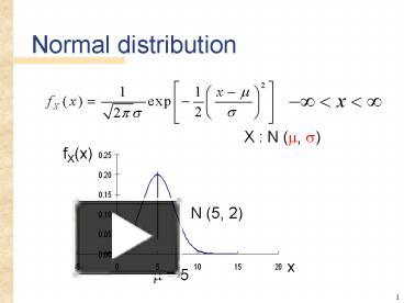 PPT – Normal distribution PowerPoint presentation | free to view - id ...