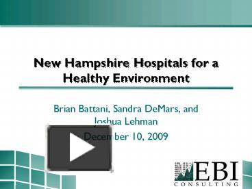 Brian Battani, Sandra DeMars, and Joshua Lehman presentation | free to view