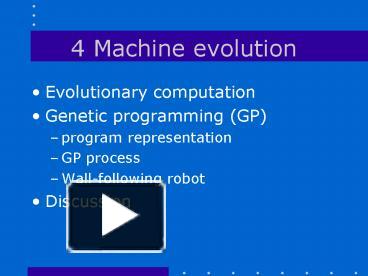 PPT – 4 Machine evolution PowerPoint presentation | free to view - id ...