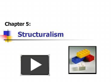 Structuralism presentation | free to view