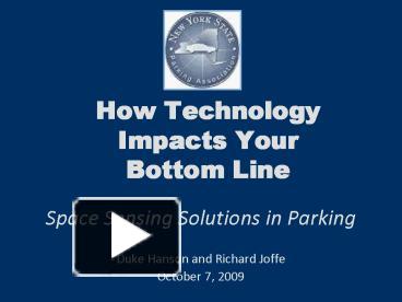 How Technology Impacts Your Bottom Line presentation | free to view