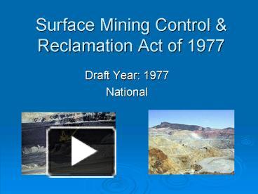 Surface Mining Control presentation | free to view