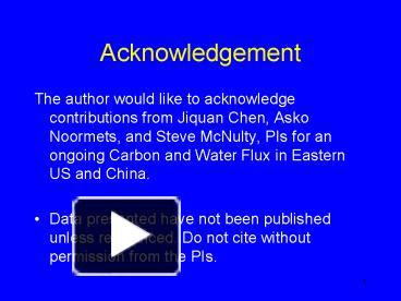 Acknowledgement presentation | free to view