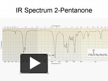 IR Spectrum 2-Pentanone presentation | free to view