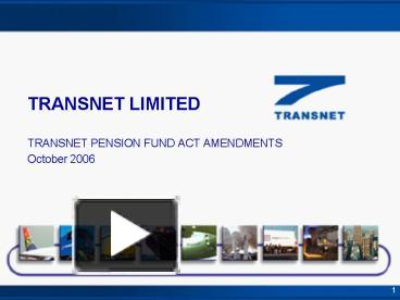 PPT – TRANSNET LIMITED PowerPoint presentation | free to download - id ...