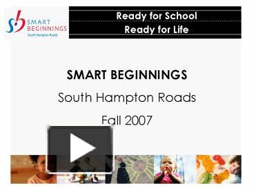 SMART BEGINNINGS presentation | free to view