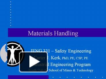 PPT – Materials Handling PowerPoint presentation | free to download ...
