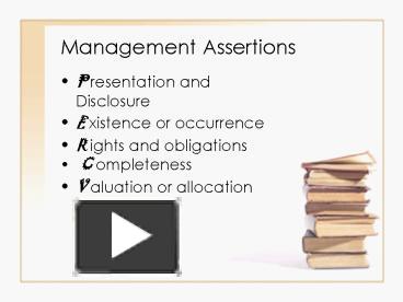 PPT – Management Assertions PowerPoint presentation | free to view - id ...