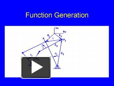 Function Generation presentation | free to view