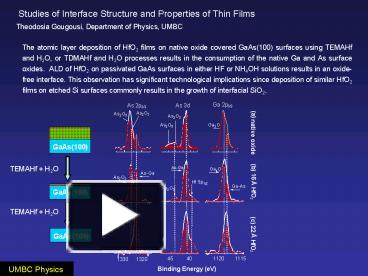 PPT – Studies of Interface Structure and Properties of Thin Films ...