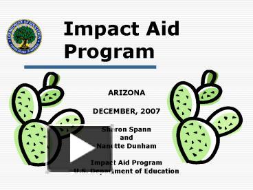 Impact Aid Program presentation | free to download