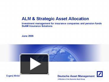 PPT – ALM PowerPoint presentation | free to view - id: 26391a-ZDc1Z