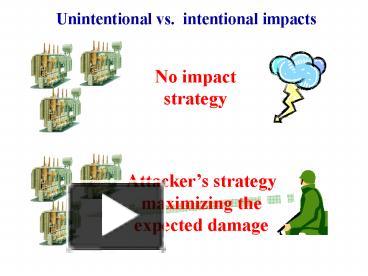 Unintentional vs. intentional impacts presentation | free to download