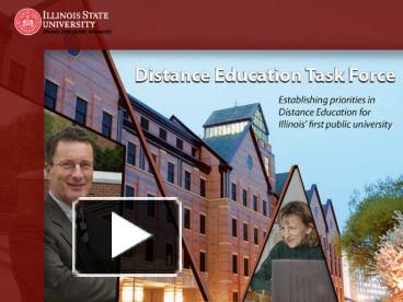 A Definition of Distance Education presentation | free to view