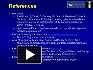 PPT – References PowerPoint presentation | free to view - id: 264dfb-NDVmN