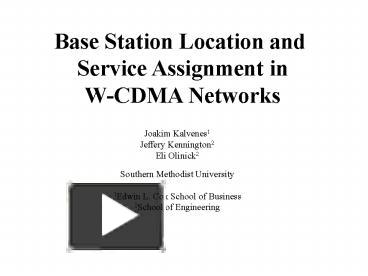 PPT – Base Station Location and PowerPoint presentation | free to ...