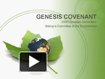 PPT – GENESIS COVENANT PowerPoint presentation | free to view - id ...