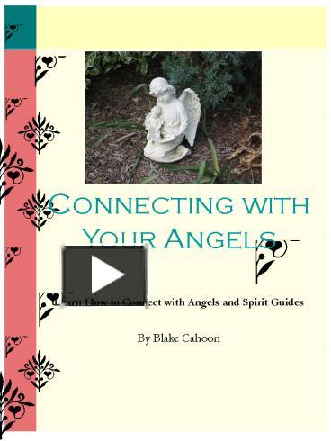 PPT – Connecting with Your Angels PowerPoint presentation | free to ...