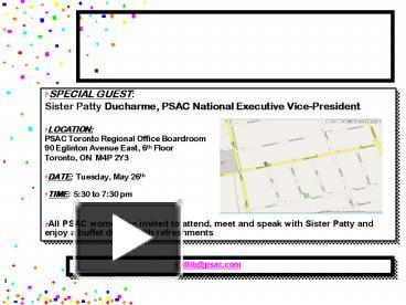 SPECIAL GUEST: presentation | free to view