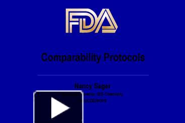 Comparability Protocols presentation | free to view