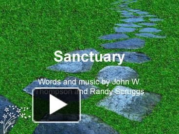 Sanctuary presentation | free to view