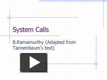 System Calls presentation | free to view