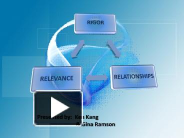 PPT – Introduction to Rigor and Relevance Framework. Framework Re ...