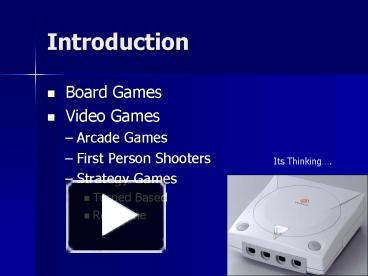 Board Games presentation | free to view