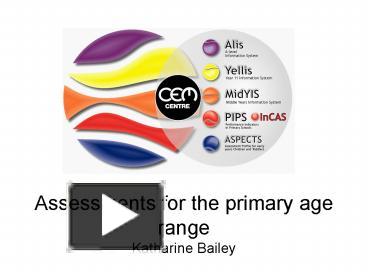 PPT – Assessments for the primary age range PowerPoint presentation ...