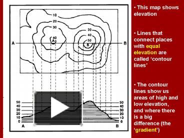 PPT – This map shows elevation PowerPoint presentation | free to view ...