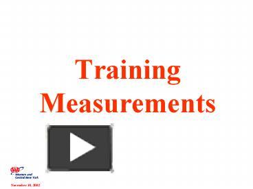 PPT – Training Measurements PowerPoint presentation | free to view - id ...