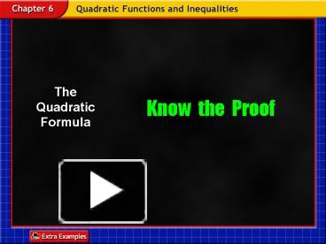 Know the Proof presentation | free to view