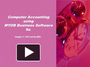 PPT – Computer Accounting using PowerPoint presentation | free to ...
