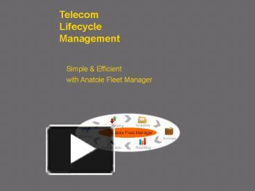 Telecom Lifecycle Management presentation | free to view
