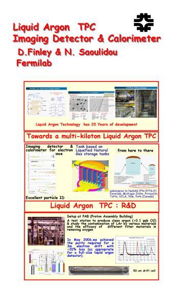 PPT – Liquid Argon TPC Imaging Detector PowerPoint presentation | free ...