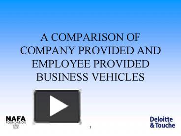 PPT – A COMPARISON OF COMPANY PROVIDED AND EMPLOYEE PROVIDED BUSINESS ...