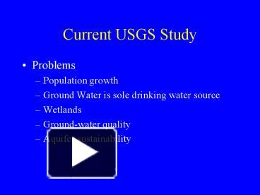Current USGS Study presentation | free to download