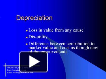 PPT – Depreciation PowerPoint presentation | free to view - id: 26a93f ...