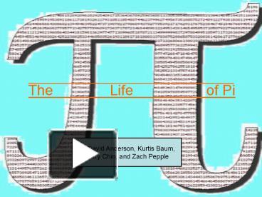 The Life of Pi presentation | free to view