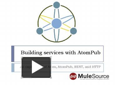 Building services with AtomPub presentation | free to view