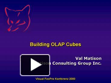PPT – Building OLAP Cubes PowerPoint presentation | free to view - id ...