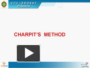 CHARPITS METHOD presentation | free to view
