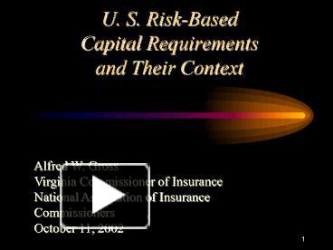 PPT – U. S. Risk-Based Capital Requirements and Their Context ...