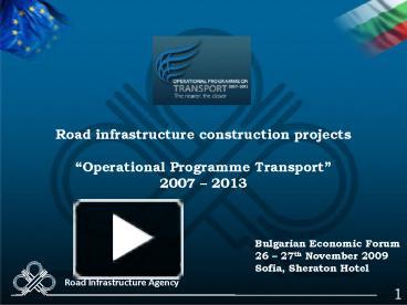 Road infrastructure construction projects presentation | free to view