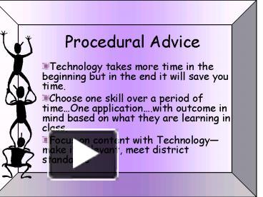 PPT – Technology takes more time in the beginning but in the end it ...