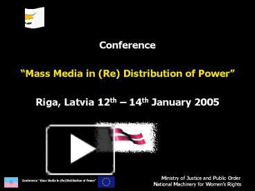 Ministry of Justice and Public Order presentation | free to view