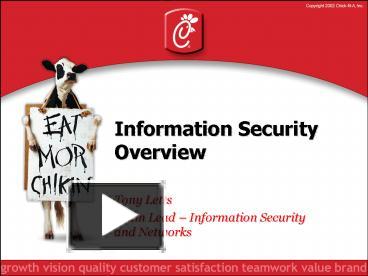 Information Security Overview presentation | free to view