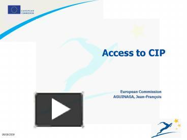 PPT – Access to CIP PowerPoint presentation | free to view - id: 26f58 ...