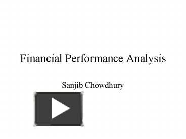 Financial Performance Analysis presentation | free to view